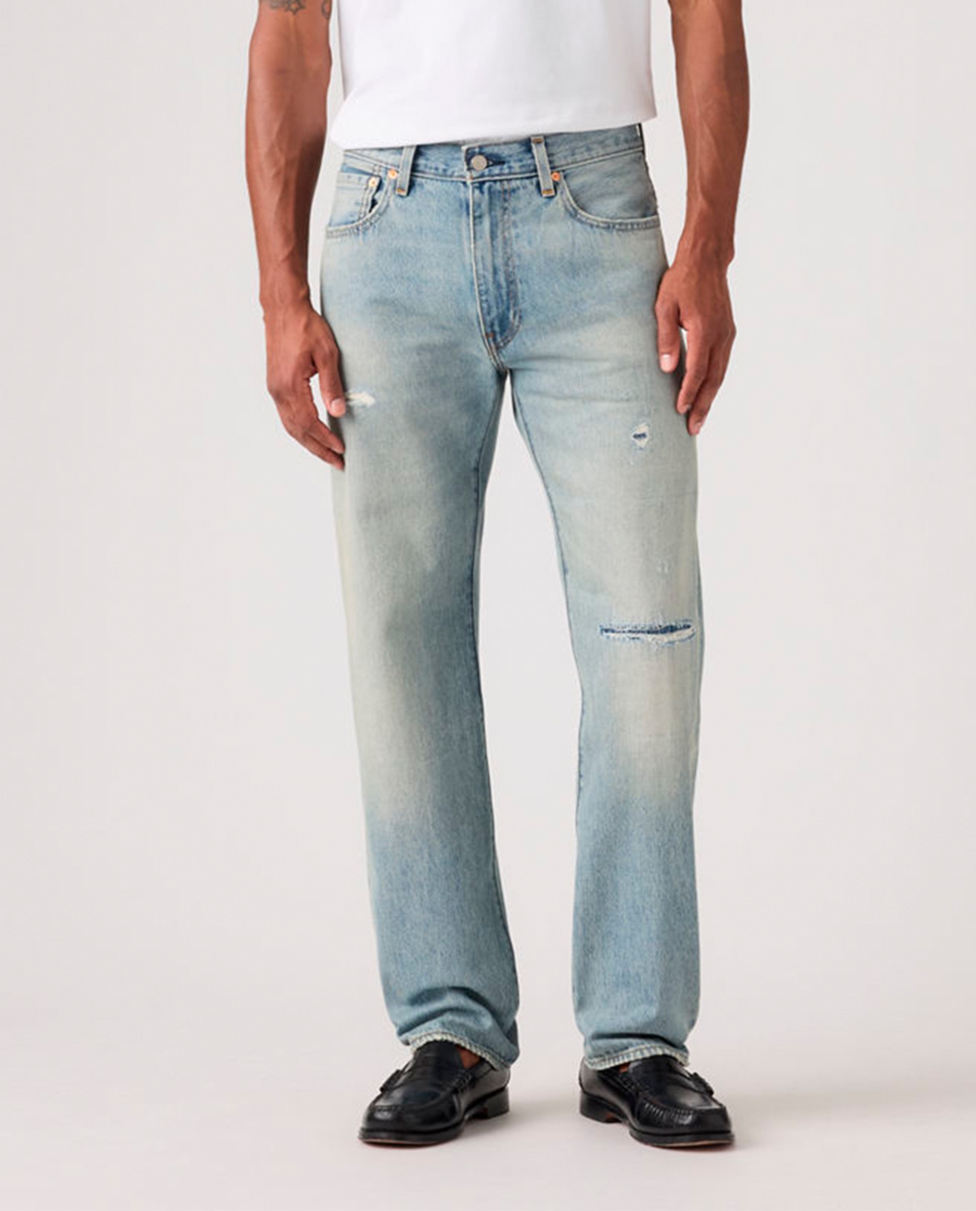 Vaquero de hombre 555™ Relaxed Straight Azul claro · El Corte Inglés