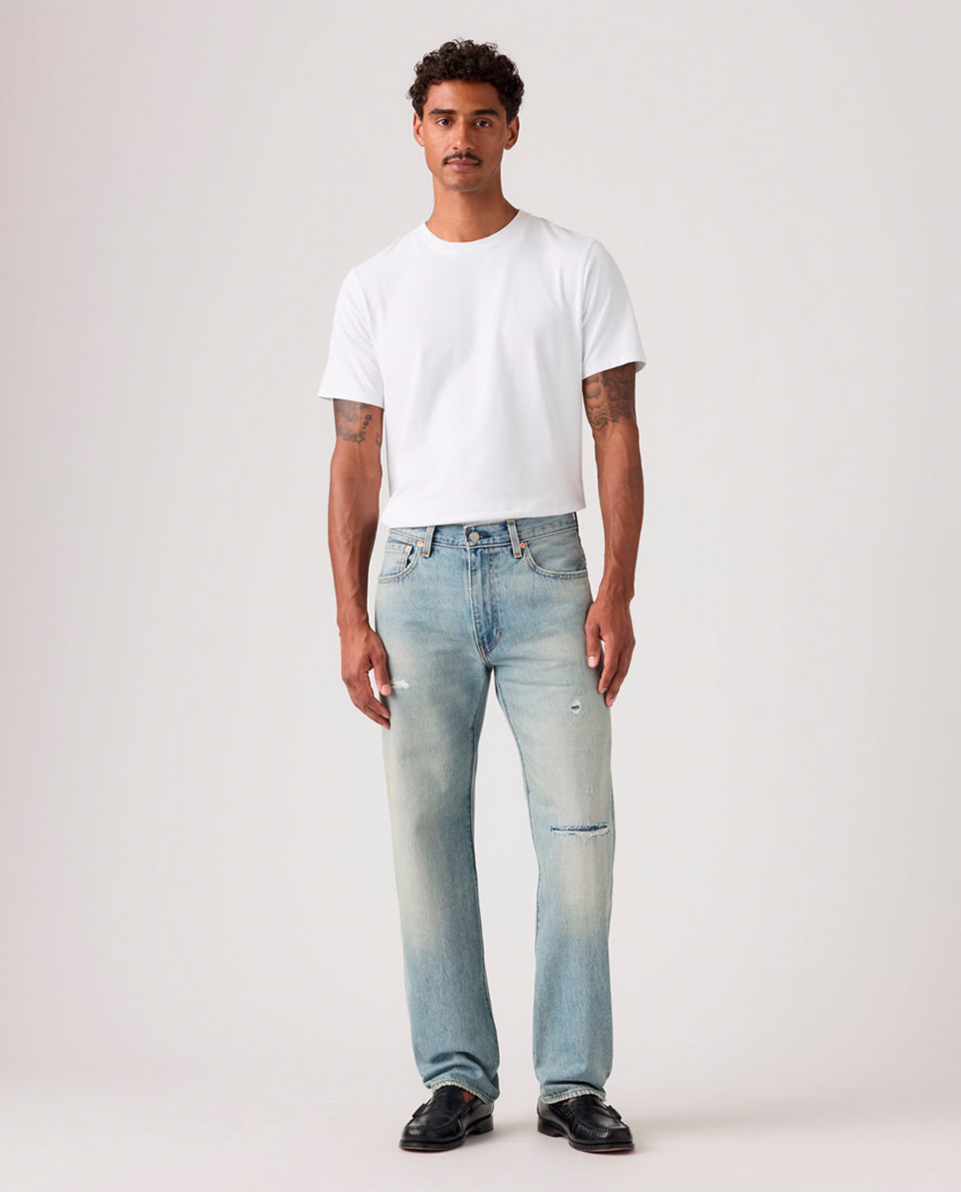 Vaquero de hombre 555™ Relaxed Straight Azul claro · El Corte Inglés