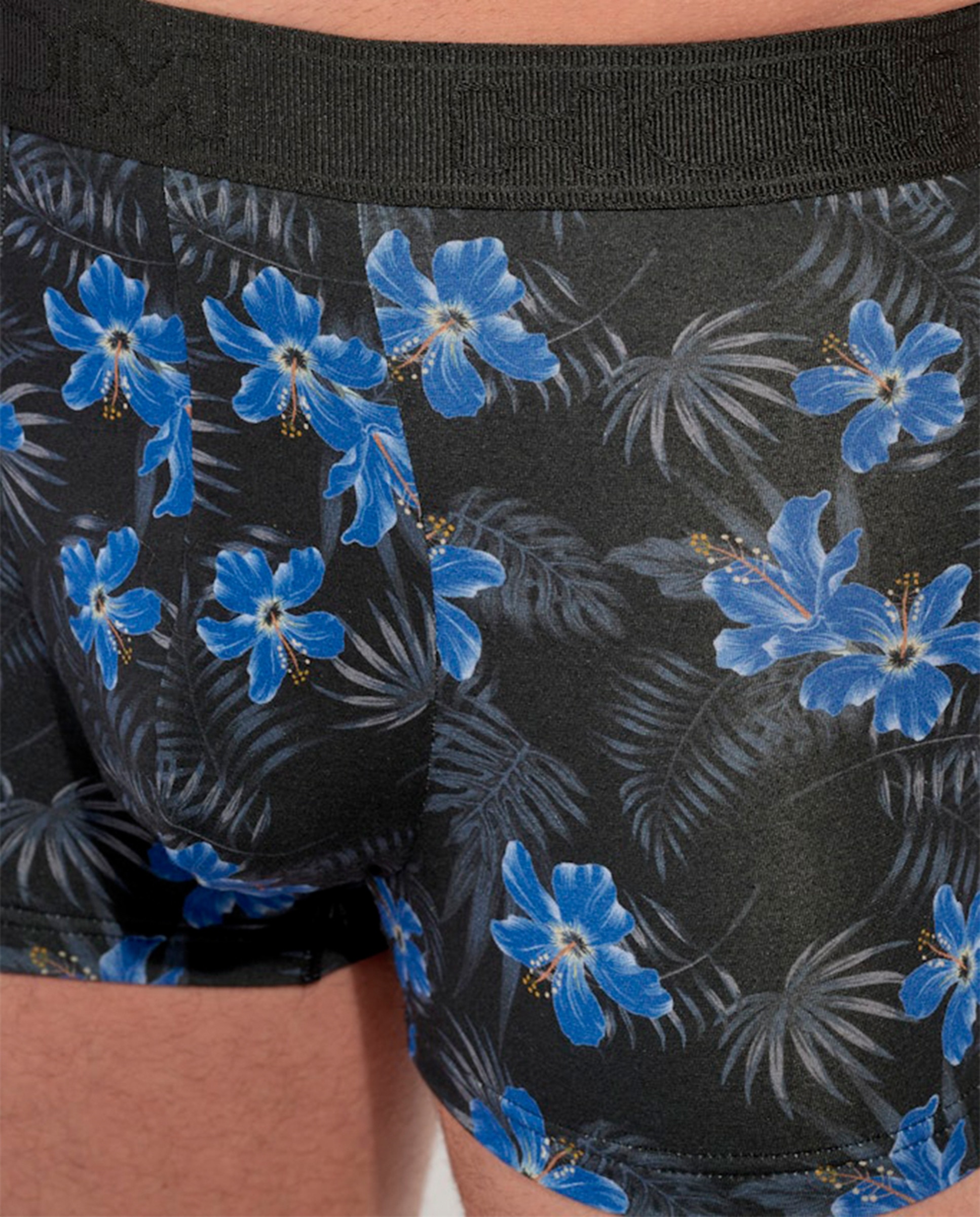 Boxer de punto cerrado en modal y algodón estampado de hombre ...