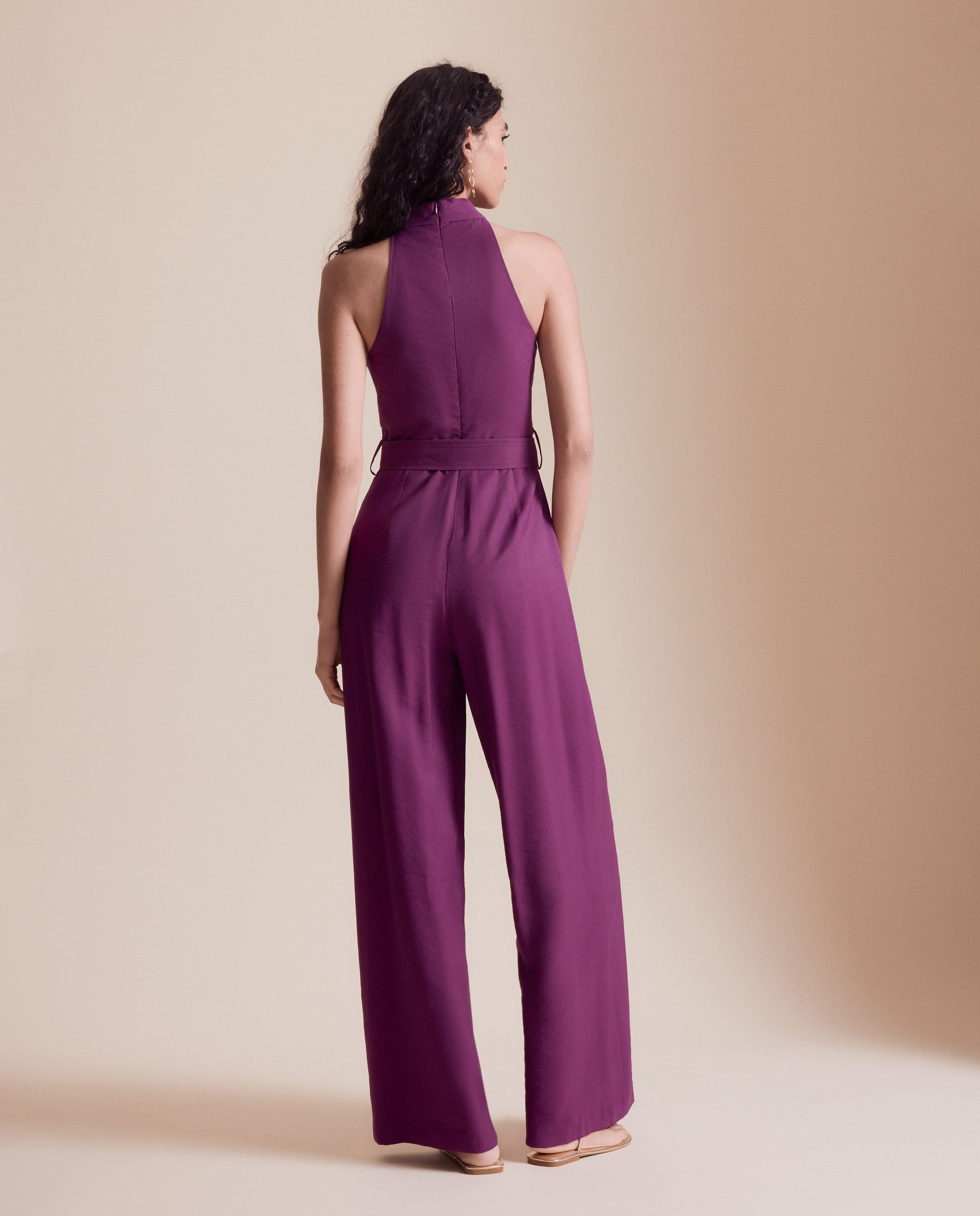 Mono de mujer largo cuello halter Buganvilla Easy Wear · El Corte Inglés