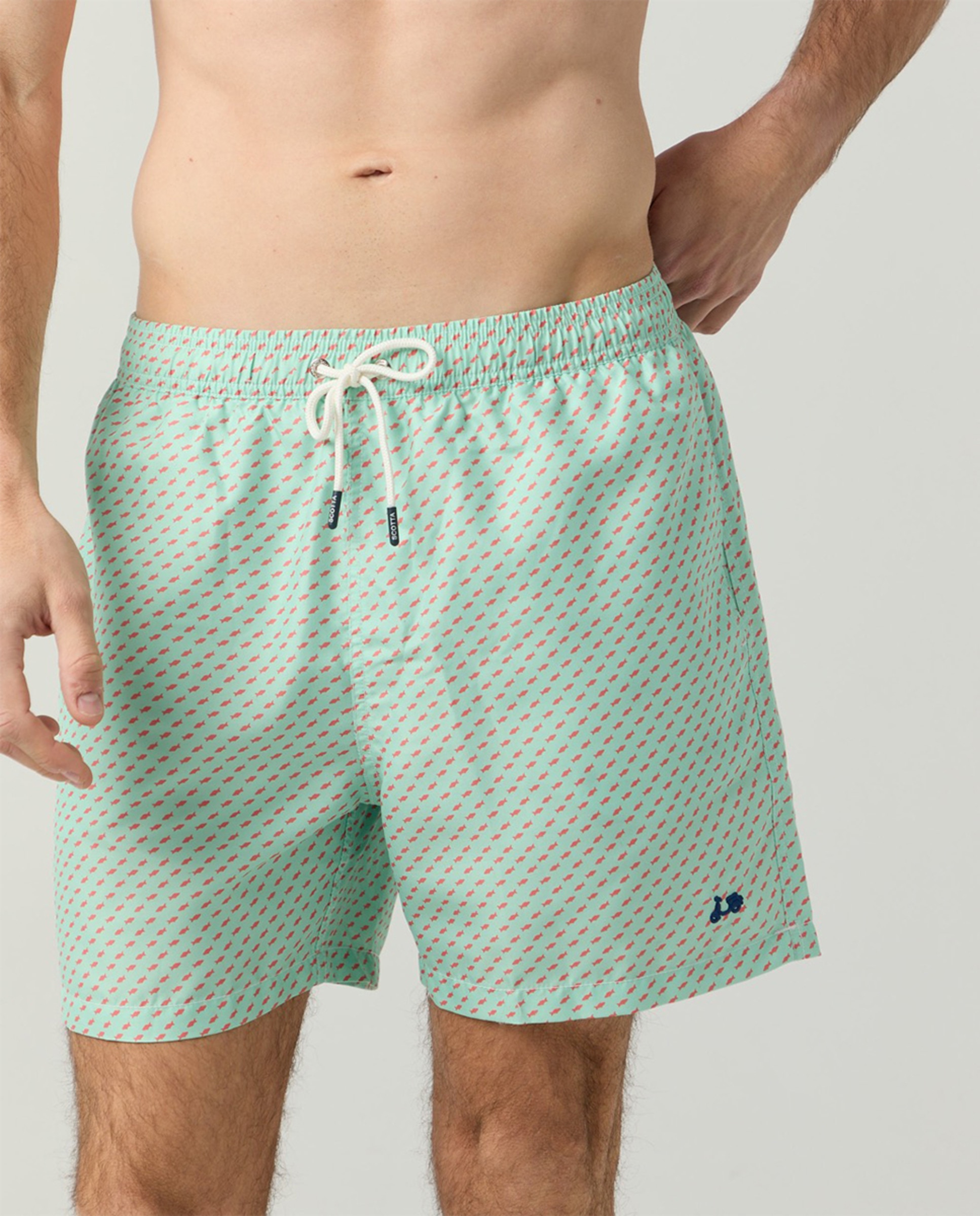 Bañador de hombre con dos bolsillos inclinados Verde oscuro · El Corte ...