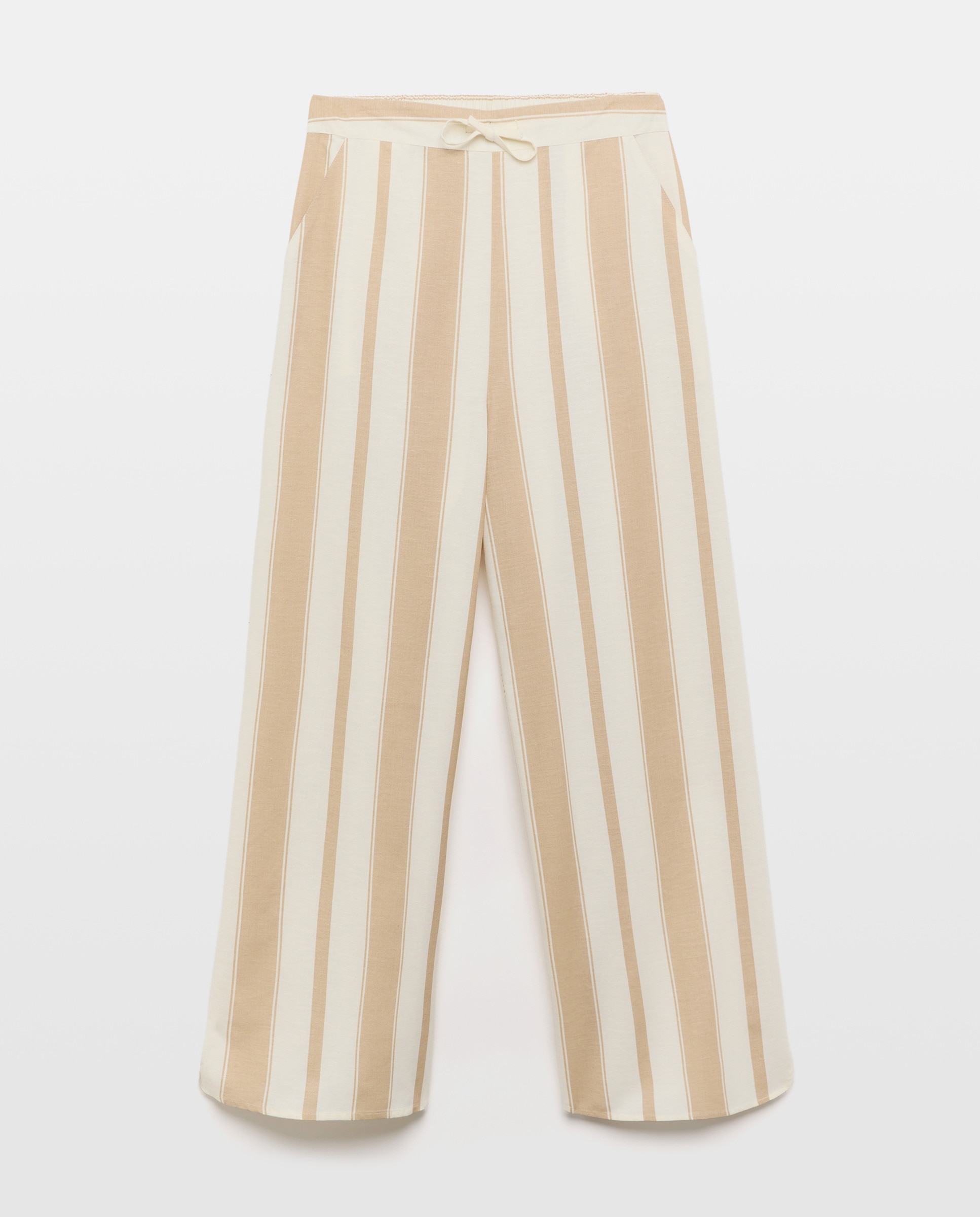 Pantalones mujer rayas Camel Énfasis · El Corte Inglés