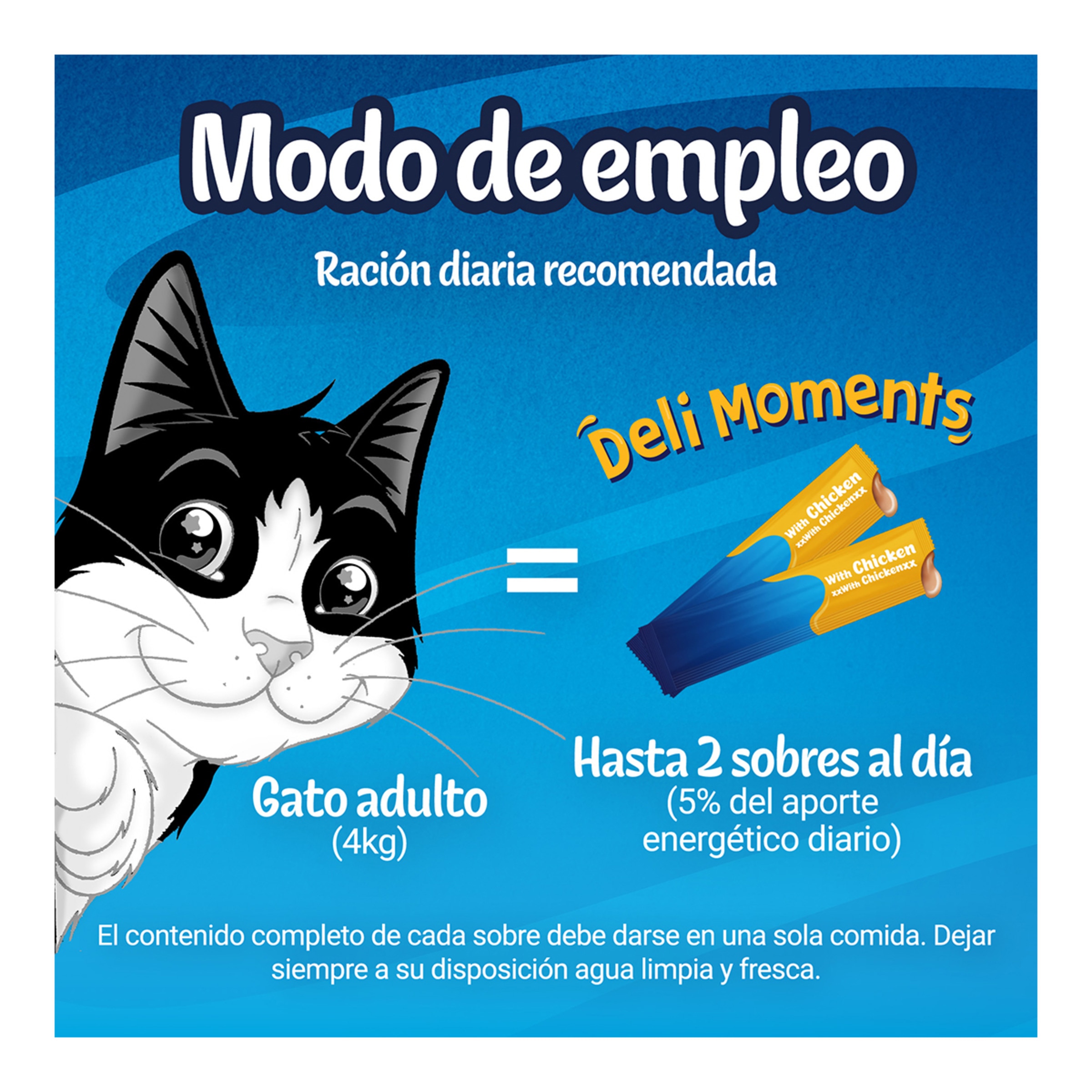 Snack líquido para gatos adultos y sénior Felix Delimoments salmón 4 x ...