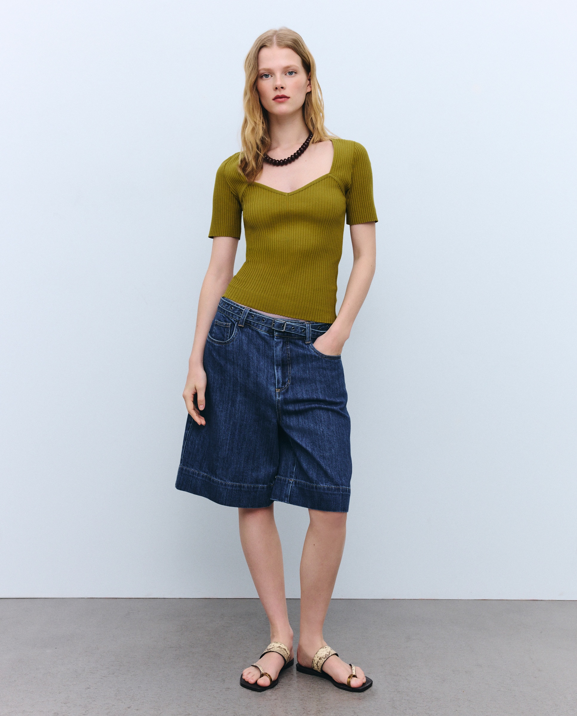 Camiseta de mujer con escote corazón 586 Lima Tintoretto · El Corte Inglés