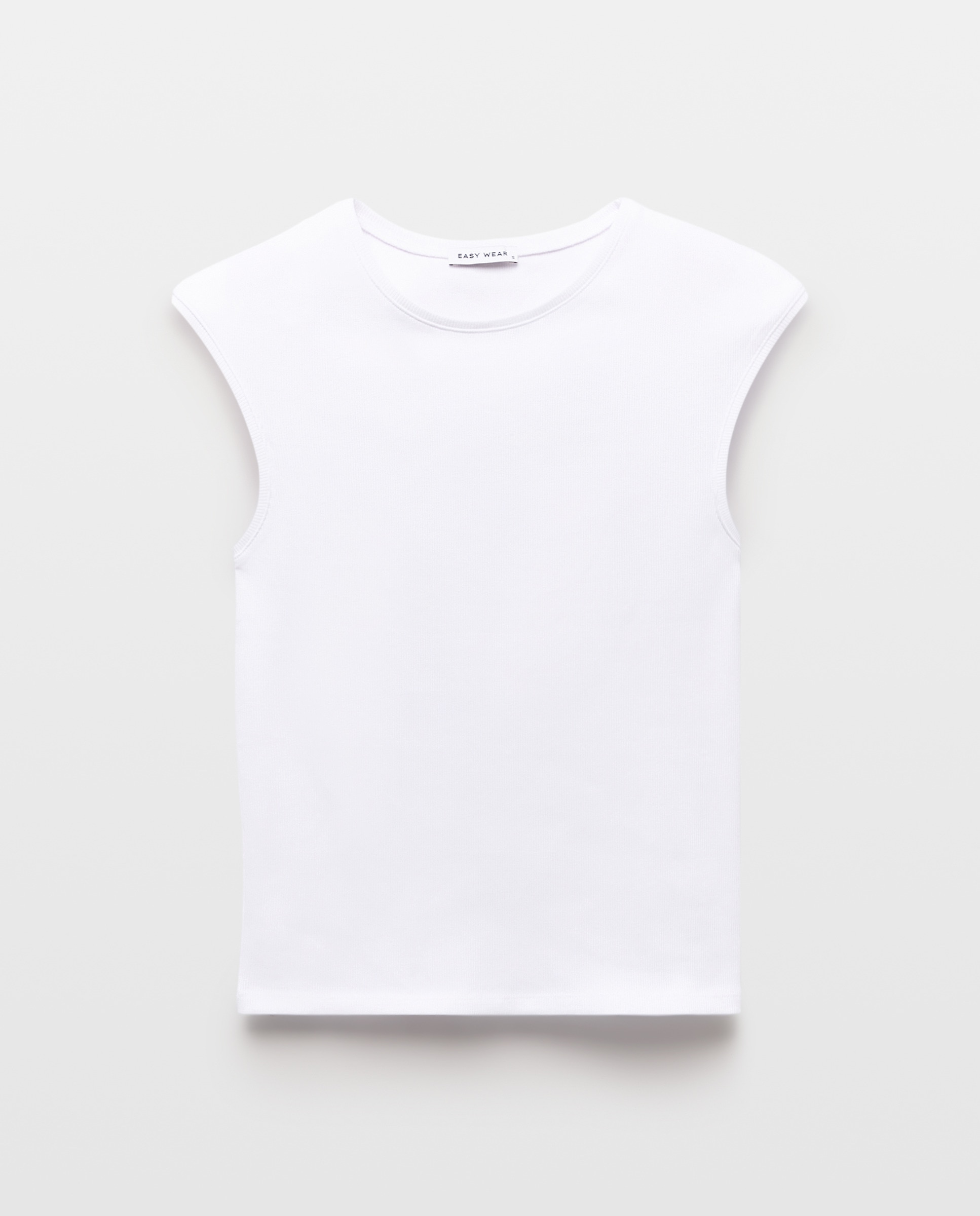 Camiseta lisa de manga corta de mujer Blanco Easy Wear · El Corte Inglés