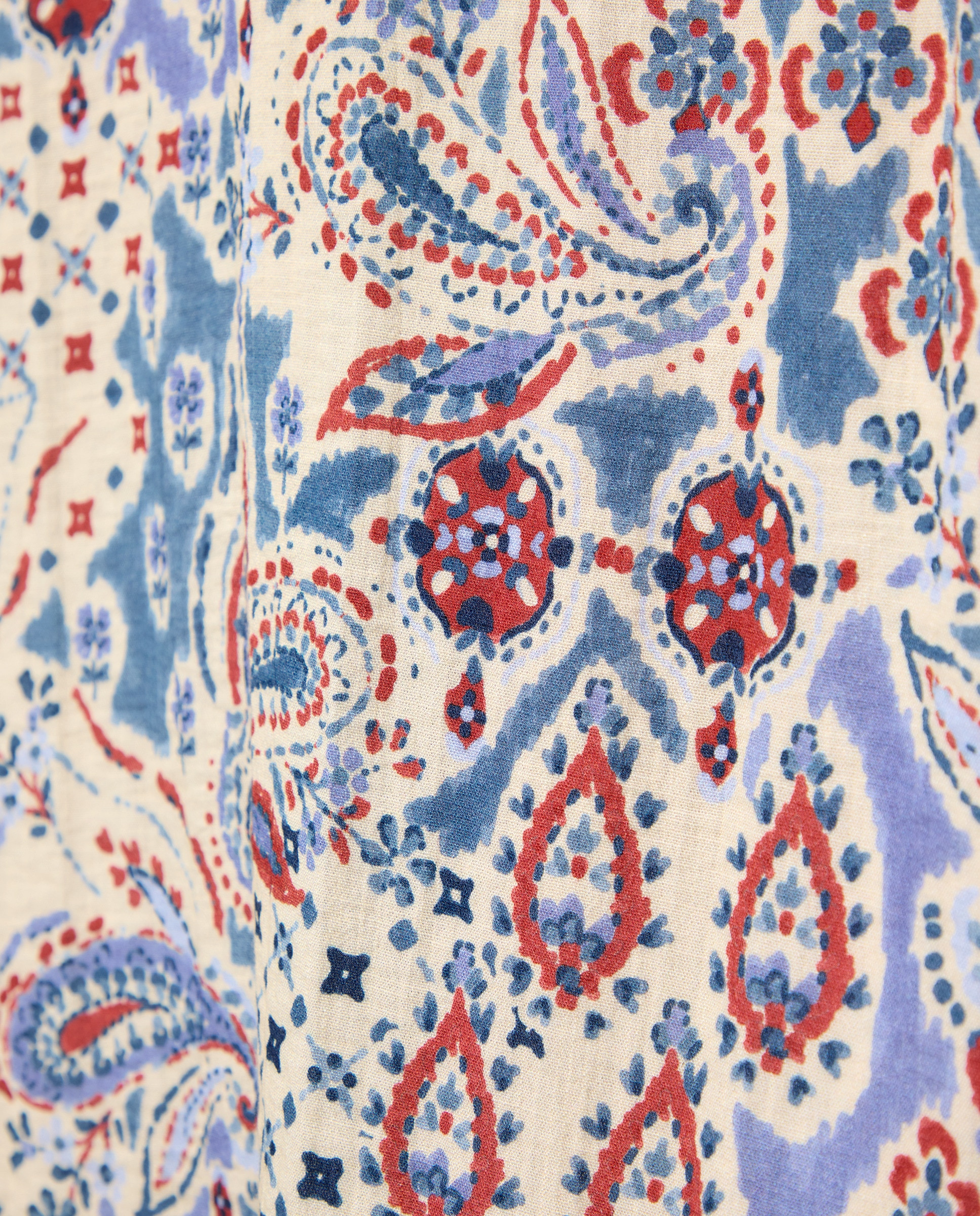 Falda recta estampada Azul Southern Cotton · El Corte Inglés